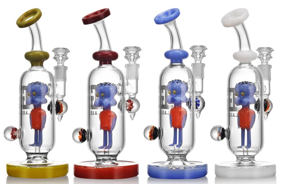 Custom Squidward Glass Art Piece | Handcrafted Functional Character ...